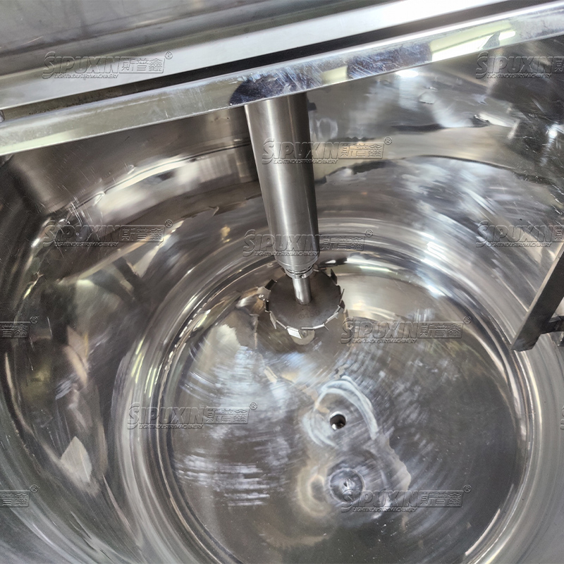 Electric Heating Homogenizing Emulsifier For Cosmetic 500L Hydraulic ...