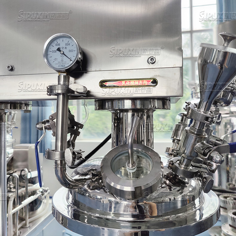 SPX 10L Cosmetic Mixer Vacuum Homogenizer Mixing Tank Paste Making ...