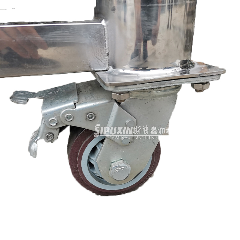 200L Bottom Homogenizing Shampoo MIxing Tank Movable Electric Heating ...