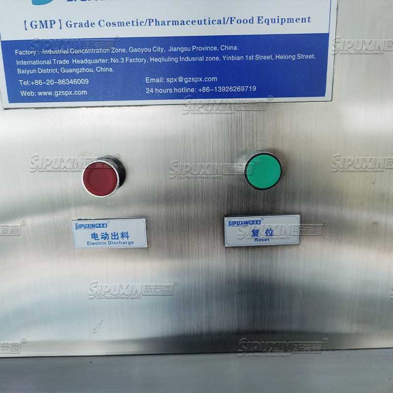 Duplex Hydraulic Electric Heating Vacuum Emulsifier Machine With PLC ...