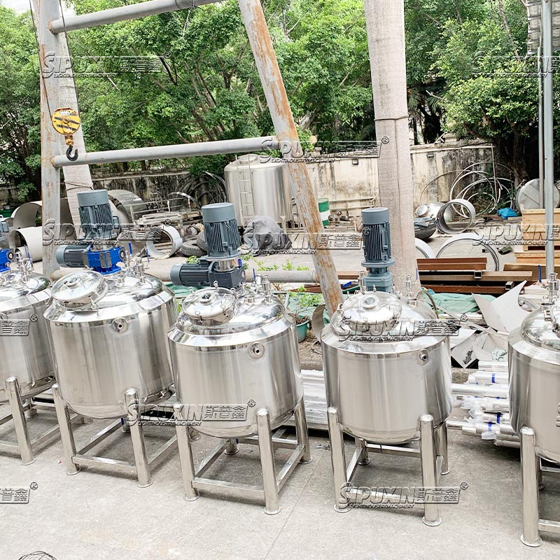 Small Capacity Fixed Type Vacuum Emulsifier Mixer - Buy vacuum ...