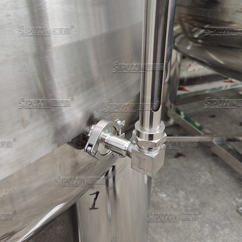 High-capacity Shampoo Storage Tank Stainless Sealed Chemical Storage ...