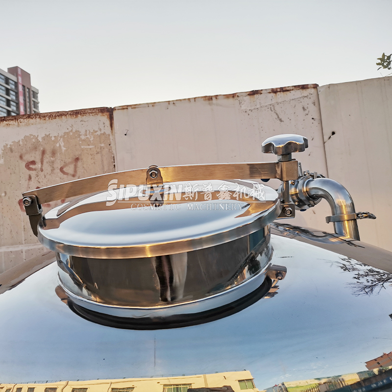 1000L Stainless Steel Movable Manhole Sealed Storage Tank For Water ...