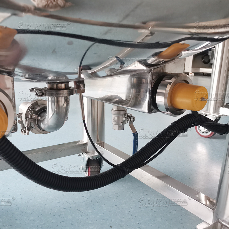 SPX Mini Horizontal Motor Electric Heating Mixing Tank - Buy small ...