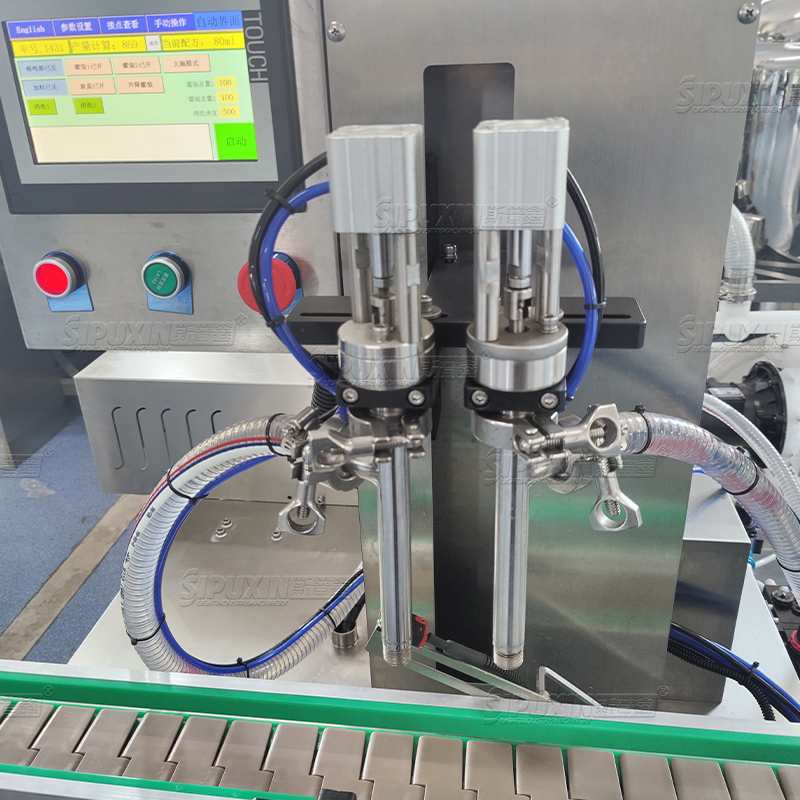 SPX Automatic Double-head Rotor Pump Cream Filling Cream Filling ...